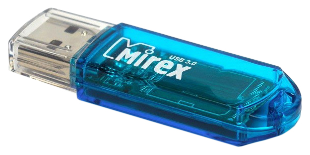 Флешка MIREX Elf 64ГБ Cyan (13600-FMUBLE64)