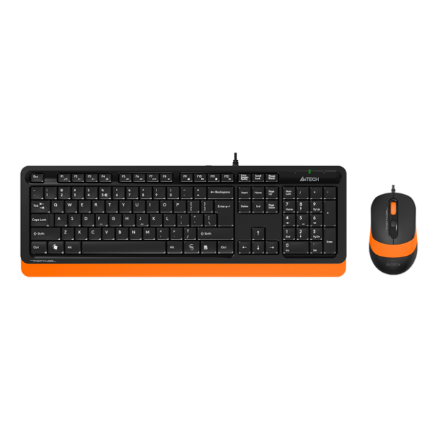 Комплект A4Tech F1010 Black/Orange