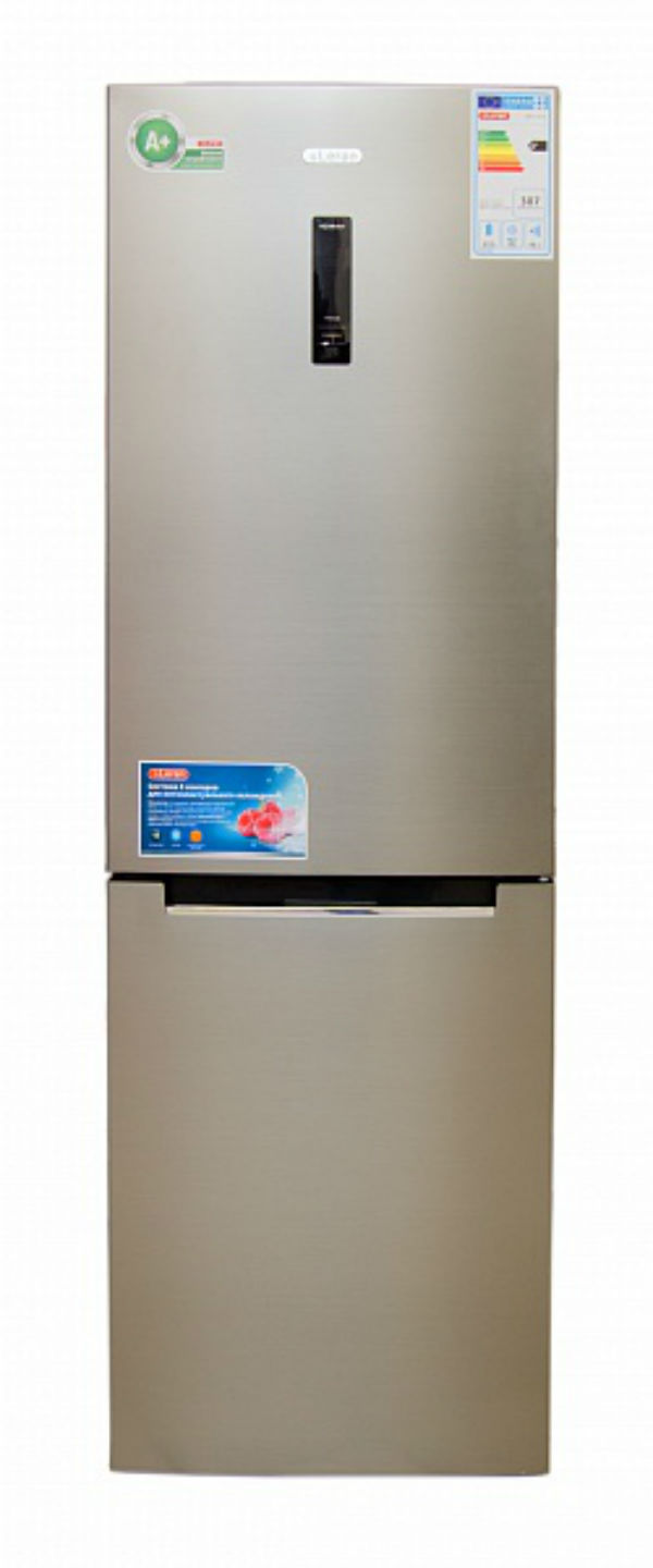 Холодильник Leran CBF 210 IX серебристый