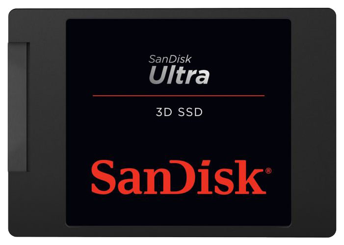 SSD накопитель SanDisk Ultra 3D 2.5" 500 ГБ (SDSSDH3-500G-G25)