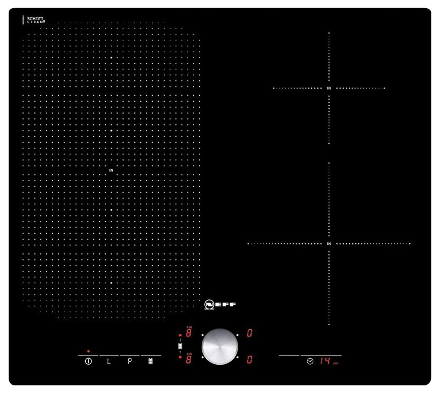Встраиваемая варочная панель индукционная Neff T56TS51N0 черный