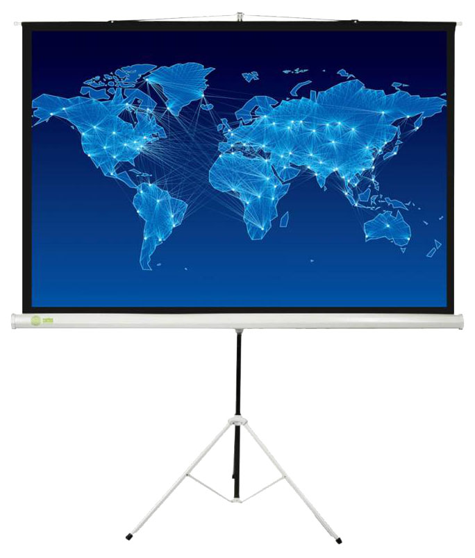 Экран для видеопроектора Cactus Triscreen CS-PST-150x150 Белый