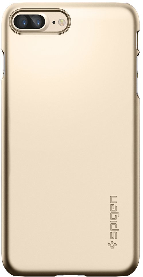 Чехол Spigen Thin Fit для iPhone 8 Plus золотой
