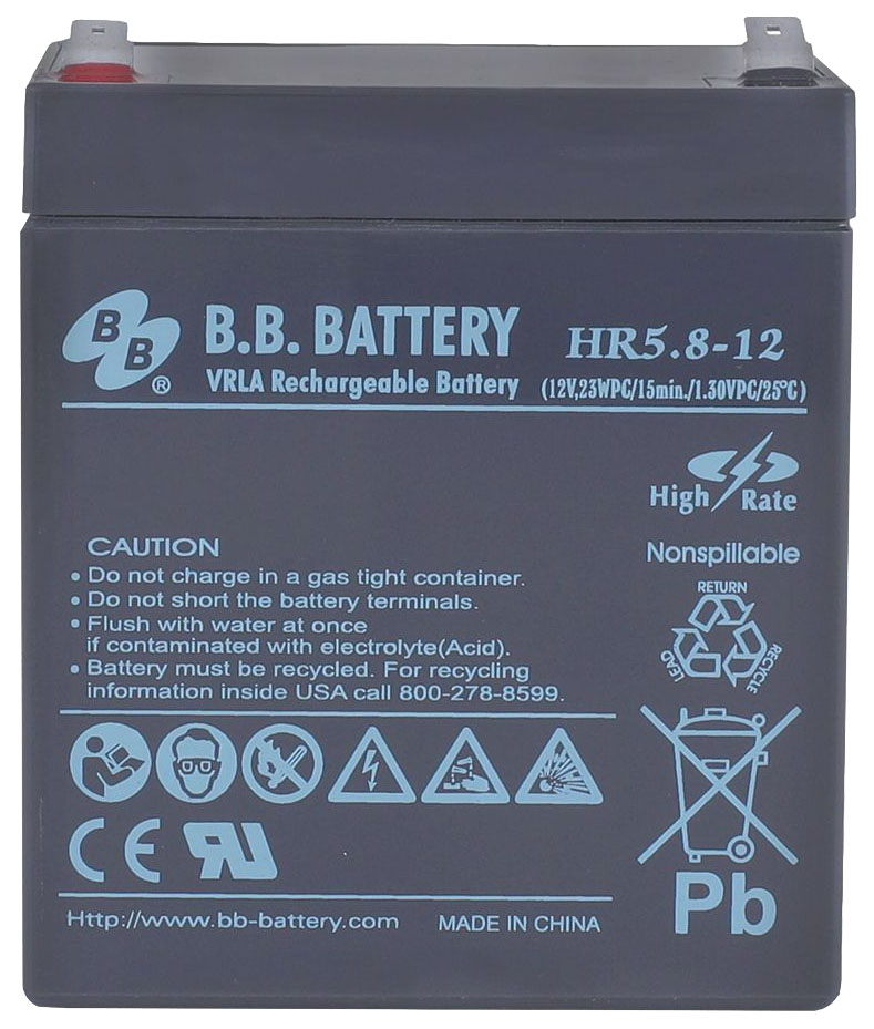 Аккумулятор для ИБП BB HR 5.8-12