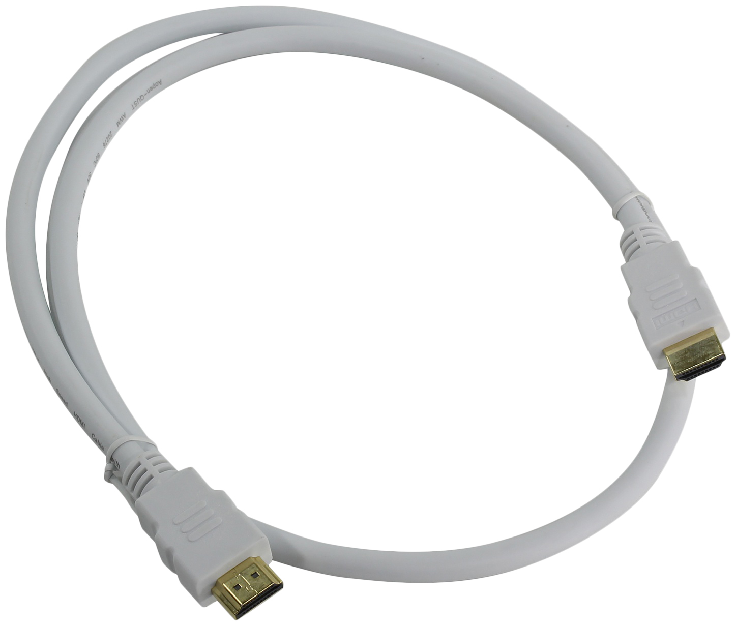 Кабель Aopen HDMI - HDMI, 1м White (ACG711W)