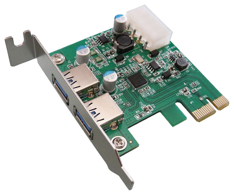 PCI-e контроллер USB ORIENT NC-3U2PELP USB 3,0 NEC D720200 chipset 30223