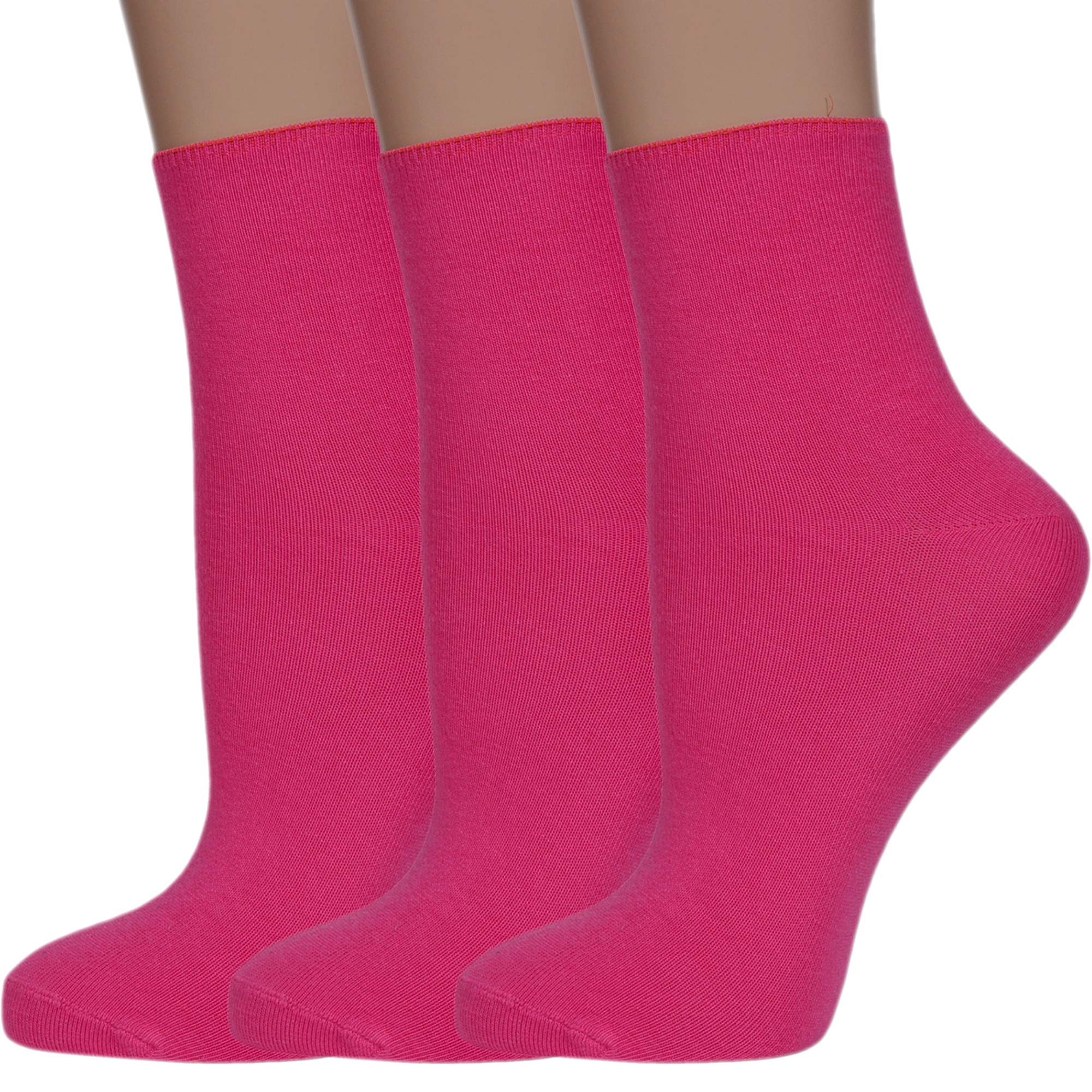 Комплект носков женских ХОХ 3-G-1406 розовых 23