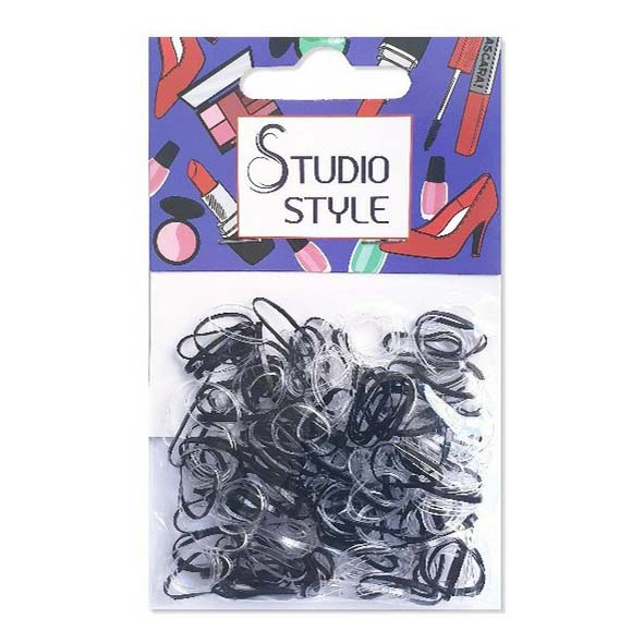 Резинка для волос Studio Style мини силикон 100 шт.