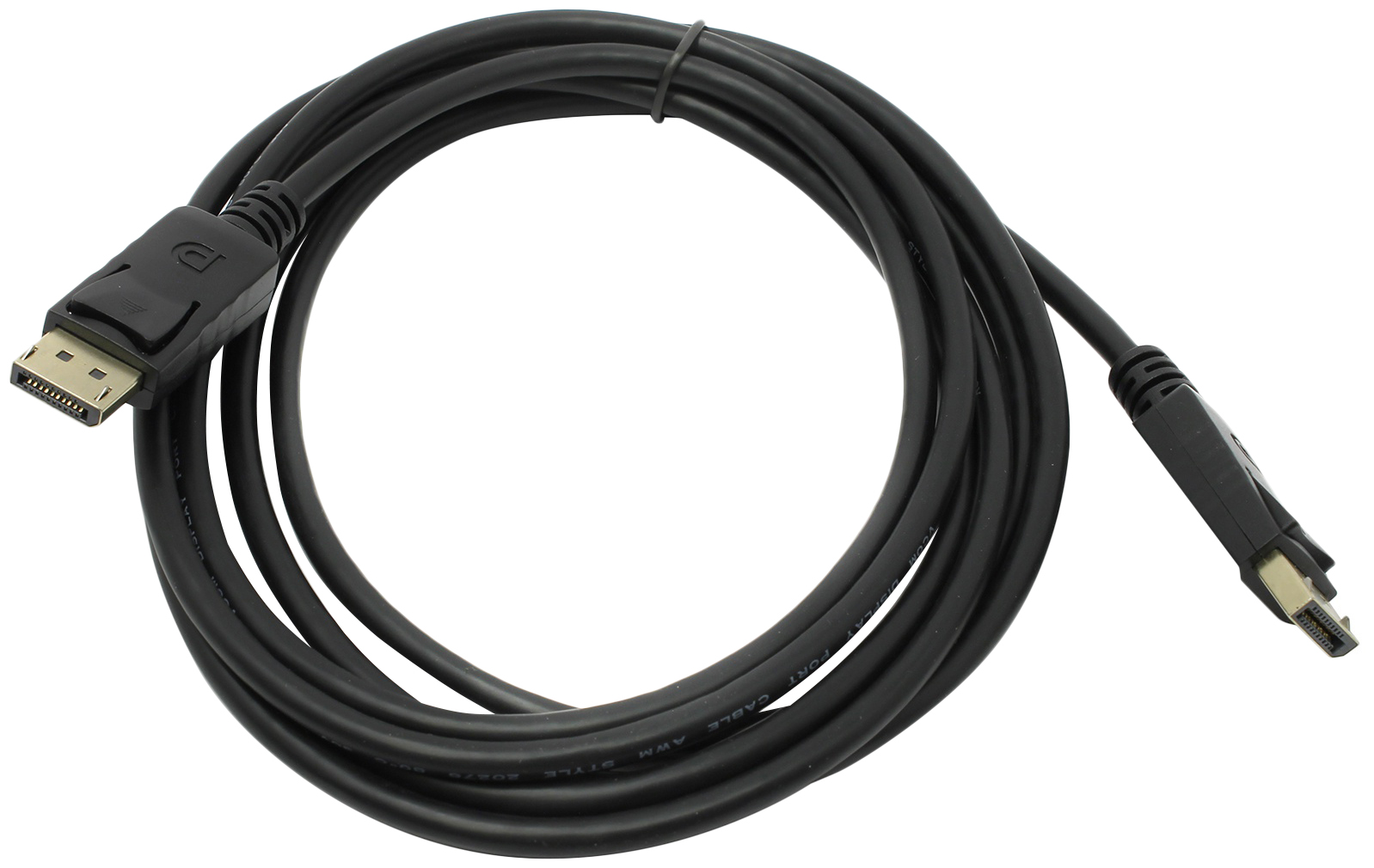 Кабель VCOM DisplayPort-DisplayPort, M-M 3м Black (VHD6220-3M)