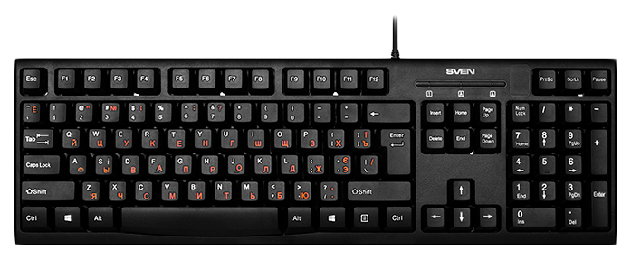Проводная клавиатура Sven KB-S300 Black (SV-015756)