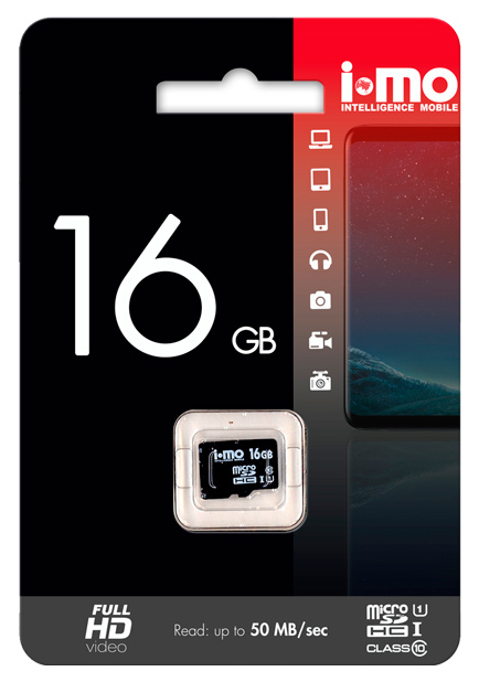 Карта памяти IMO Micro SD IM16GBSD-00 16GB