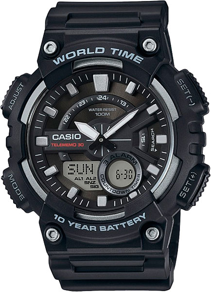 Наручные часы кварцевые мужские Casio Collection AEQ-110W-1A