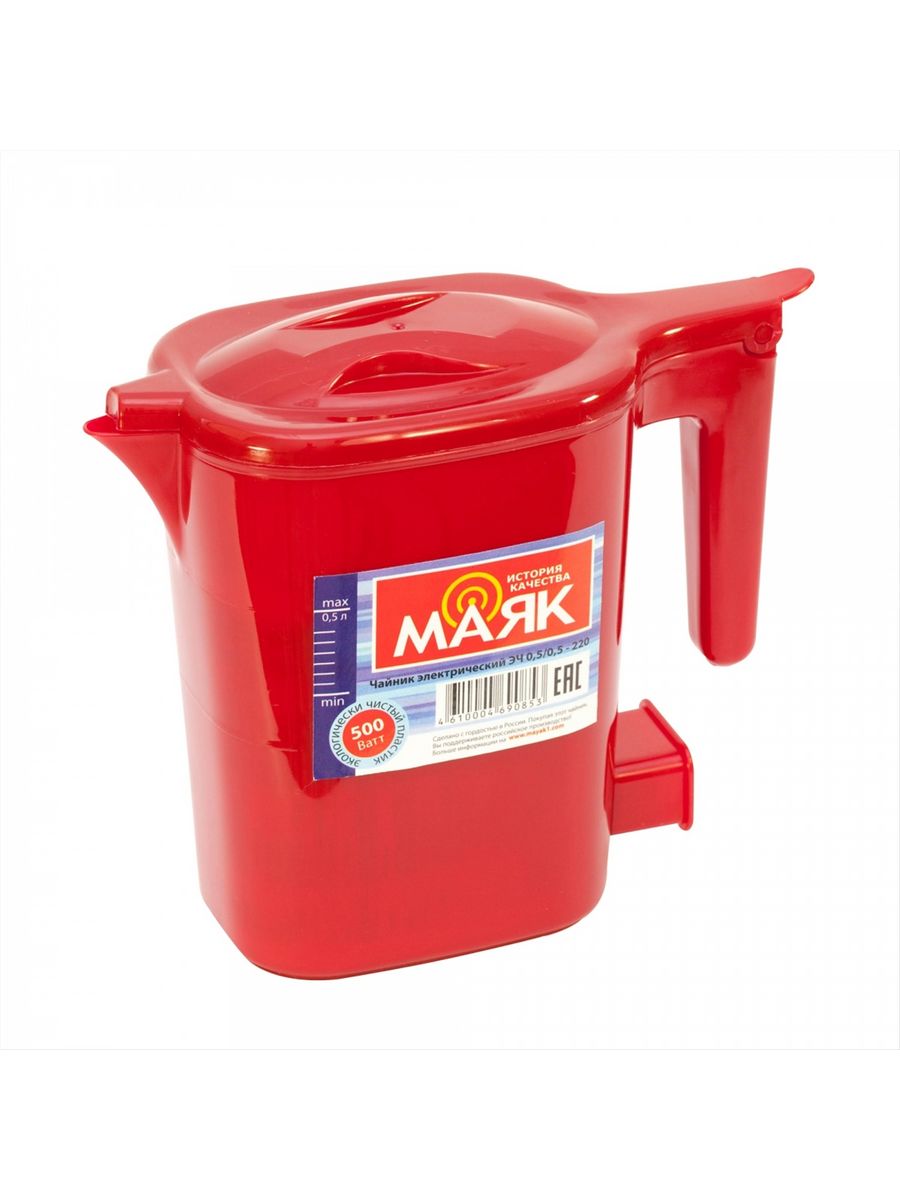 Чайник электрический Маяк ЭЧ 0.5/0.5 0.5 л красный