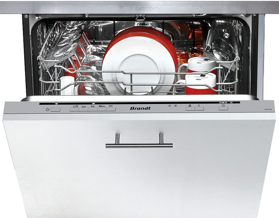 Встраиваемая посудомоечная машина Brandt VH1772J белый