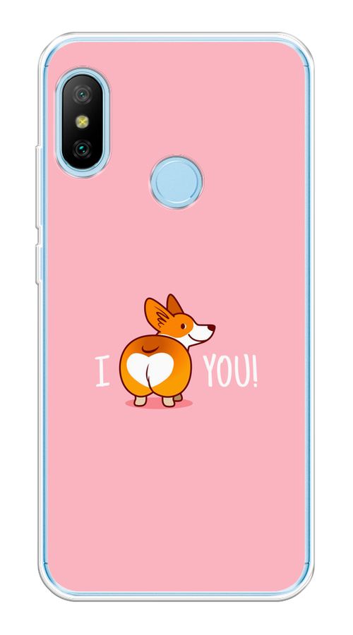 Чехол на Xiaomi A2 Lite"Корги I love you"