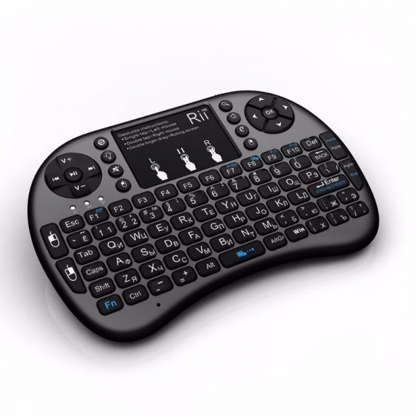 мини-клавиатура Rii Mini i8+ (RT-MWK08+)