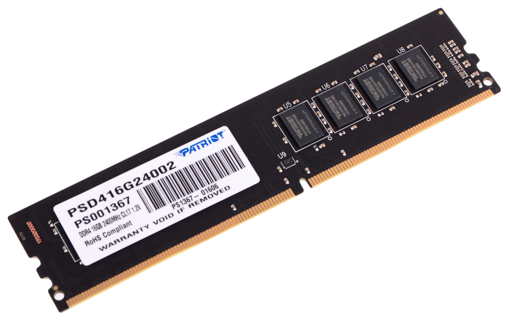 Оперативная память Patriot Signature 16Gb DDR4 2400MHz (PSD416G24002)
