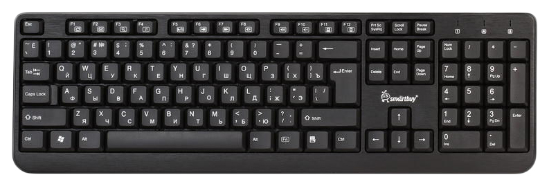 Проводная клавиатура SmartBuy SBK-112UM-K Black
