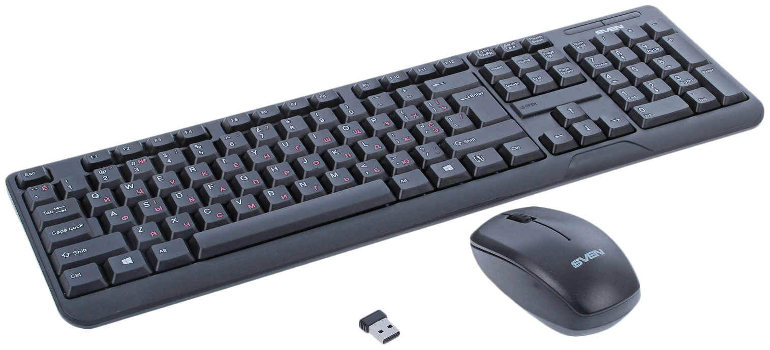 Комплект клавиатура и мышь Sven 3300