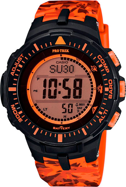 Наручные часы электронные мужские Casio Pro Trek PRG-300CM-4E