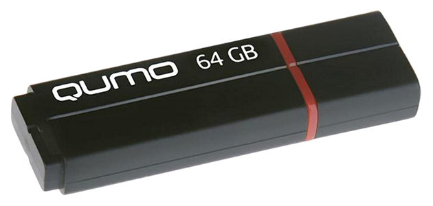 Флешка QUMO Speedster 64ГБ Black (QM64GUD3-SP-black)
