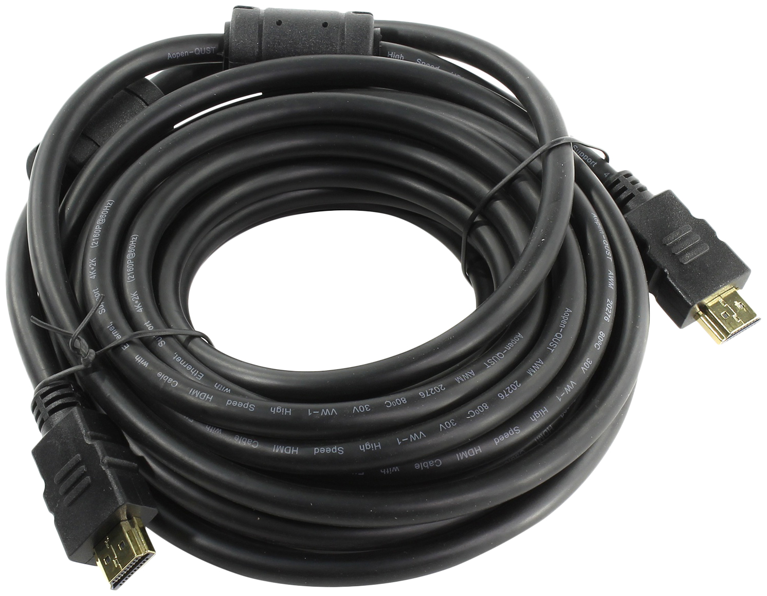 Кабель Aopen HDMI - HDMI, 7,5м Black (ACG711D)