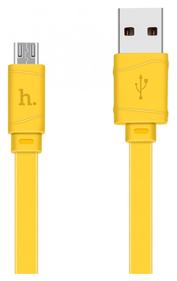 Кабель Hoco x5 microUSB 1м Yellow