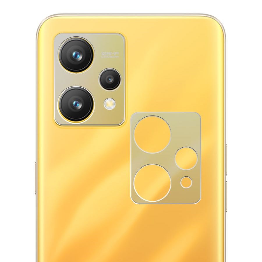 Стекло защитное гибридное Матовое для камеры Realme 9 (2 шт.)