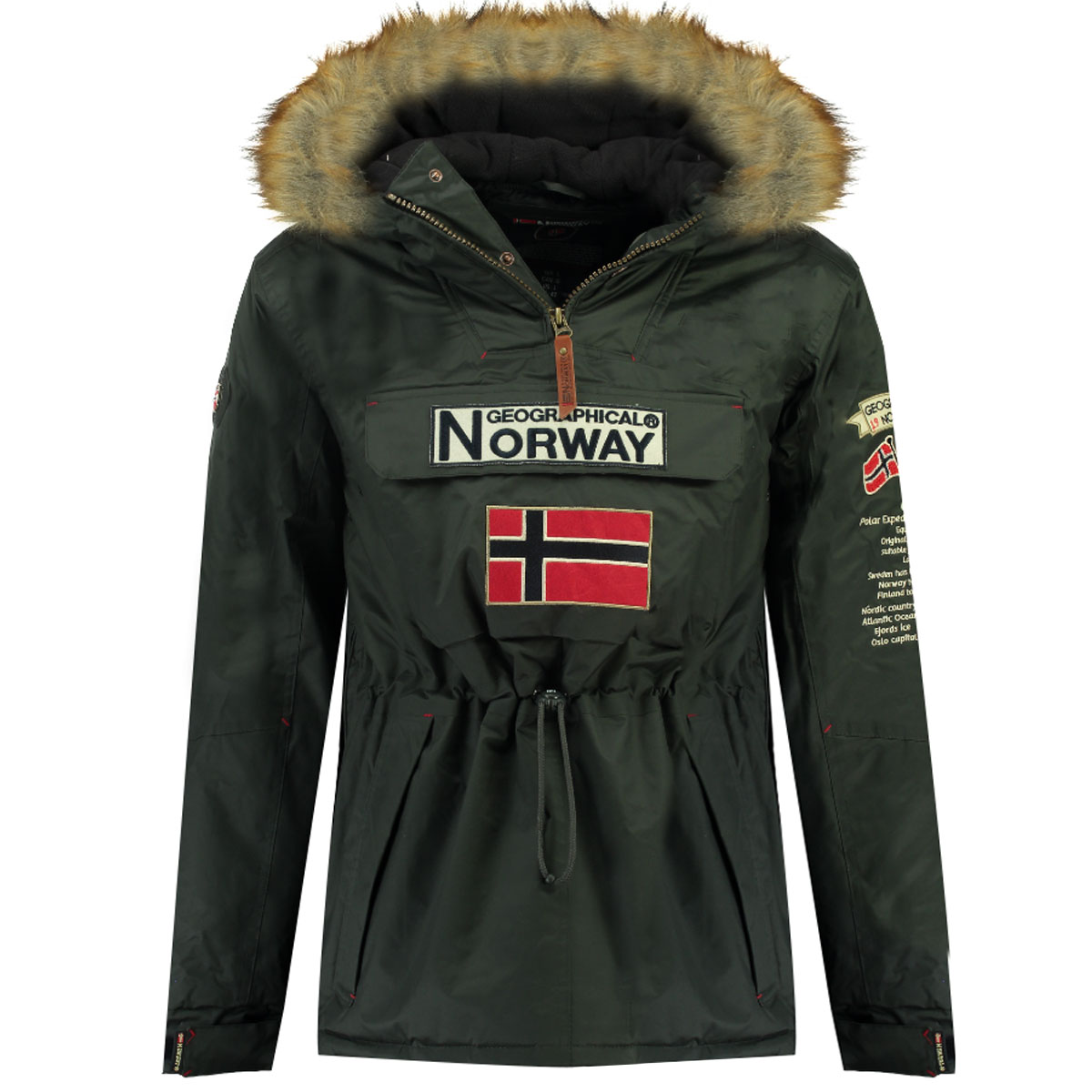 Куртка женская Geographical Norway WW3846H-GN серая 3XL