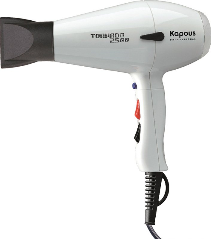 Фен Kapous Tornado 2500 2500 Вт White