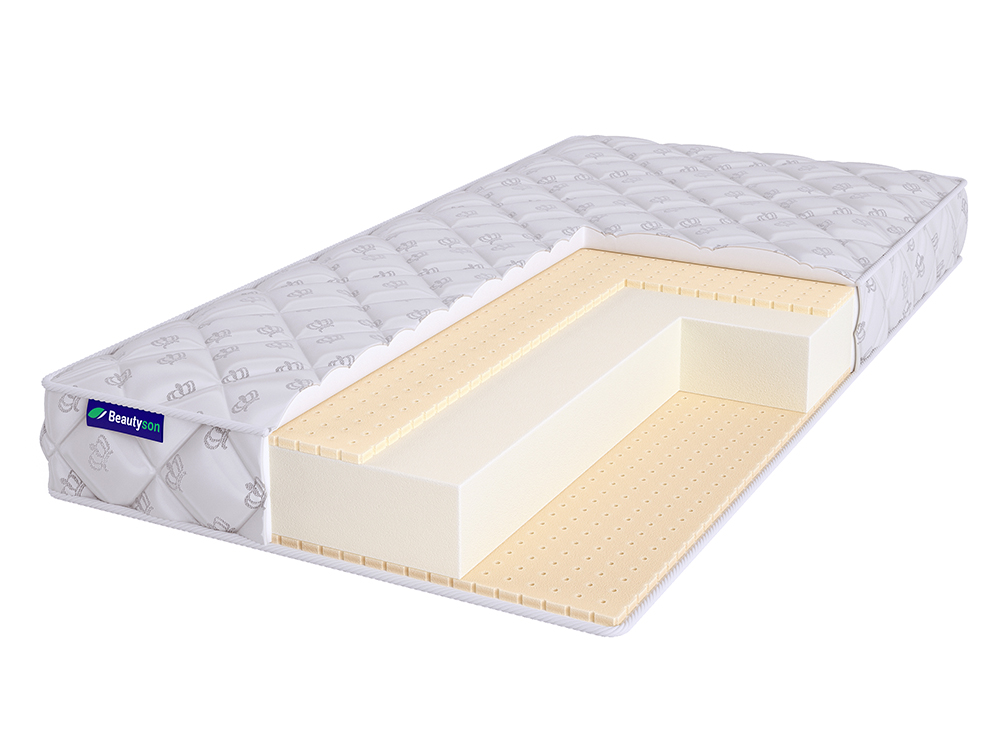 Матрас Beautyson Roll Foam 10 Latex Double, 125х125, 12 см, беспружинный
