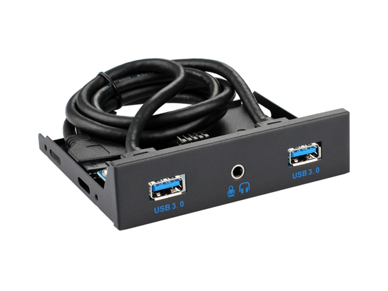 Планка Gembird FP3.5-USB3-2A-HDA