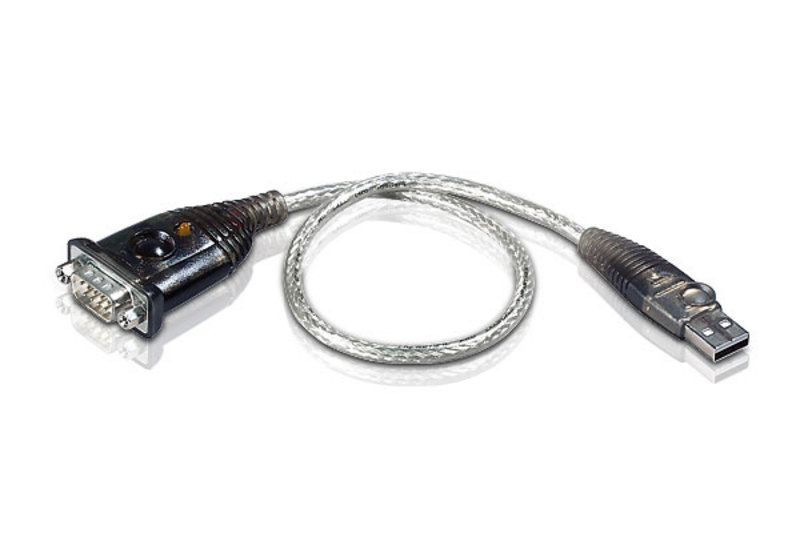 Кабель Aten USB A-RS232, M-M 0,35м Silver (UC232A)