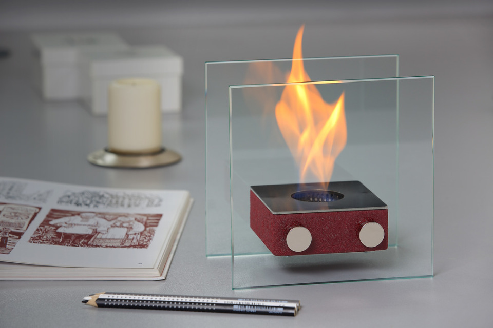 Биокамин SILVER SMITH NANO 3 PREMIUM RED
