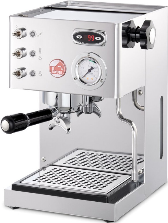 Рожковая кофемашина La Pavoni LPMCSR02EU серебристая