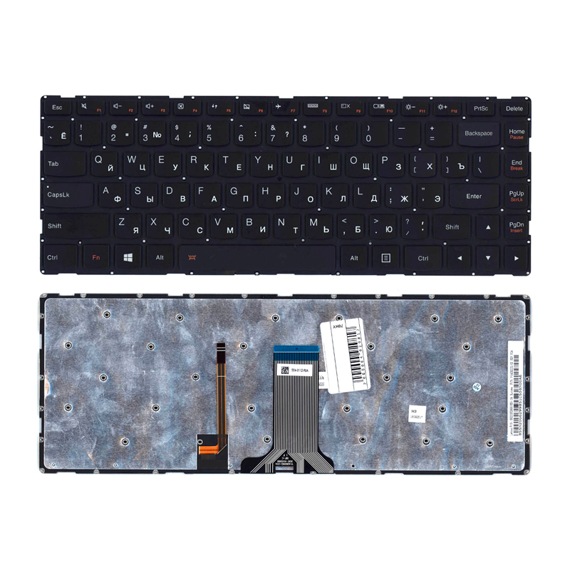 Клавиатура для ноутбука Lenovo E40–70 черная