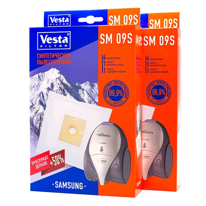 Пылесборник Vesta filter SM09S 2 упак