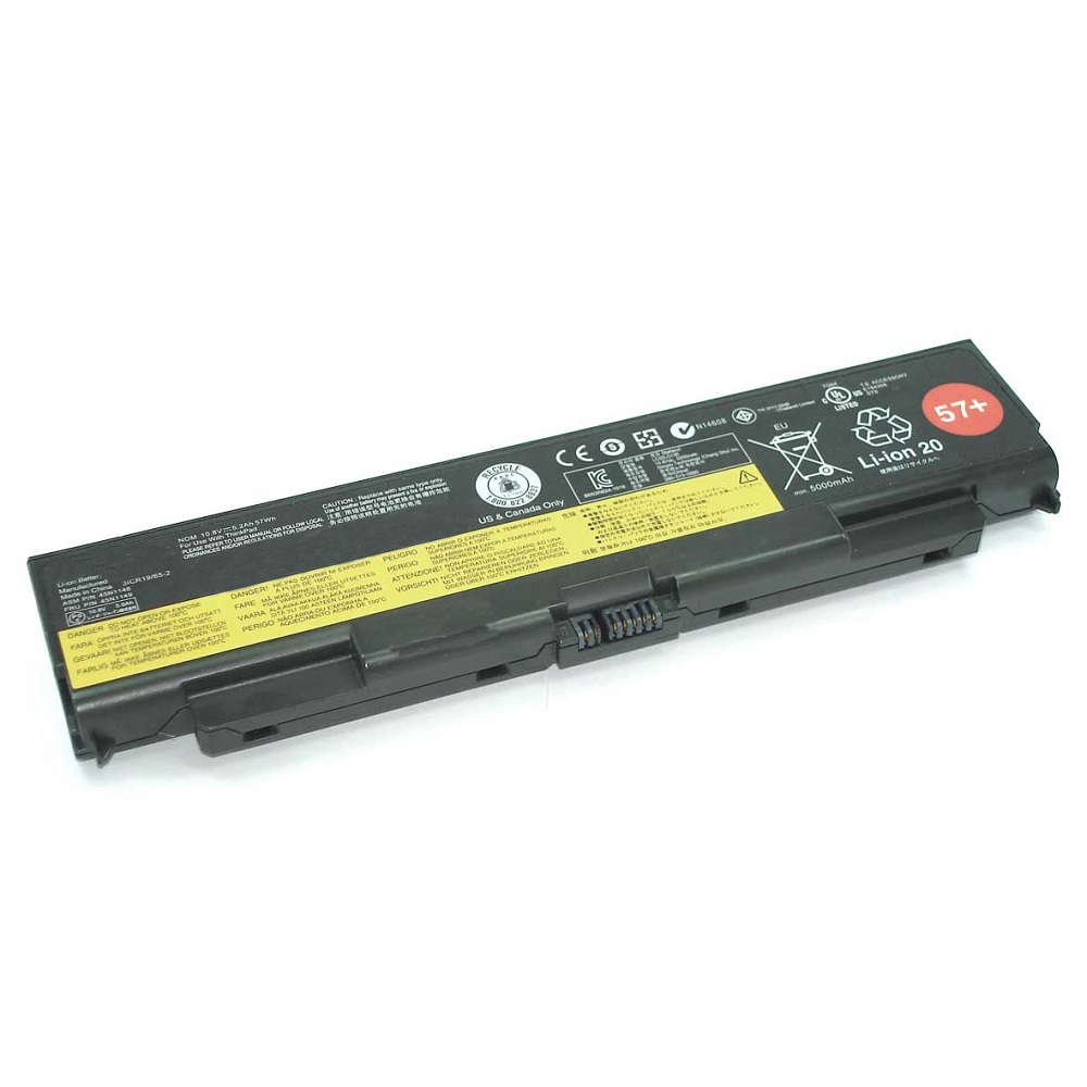 Аккумулятор для ноутбука Lenovo T440p 45N1160 57+ 10,8V 57Wh Black