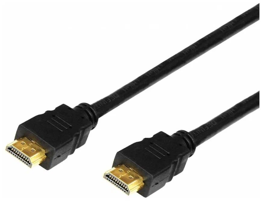 Кабель HDMI - HDMI, М/М, 2 м, v1.4, фер, поз.р, Rexant, чер, 17-6204