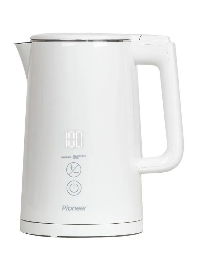 Чайник электрический Pioneer KE577M 1.5 л white