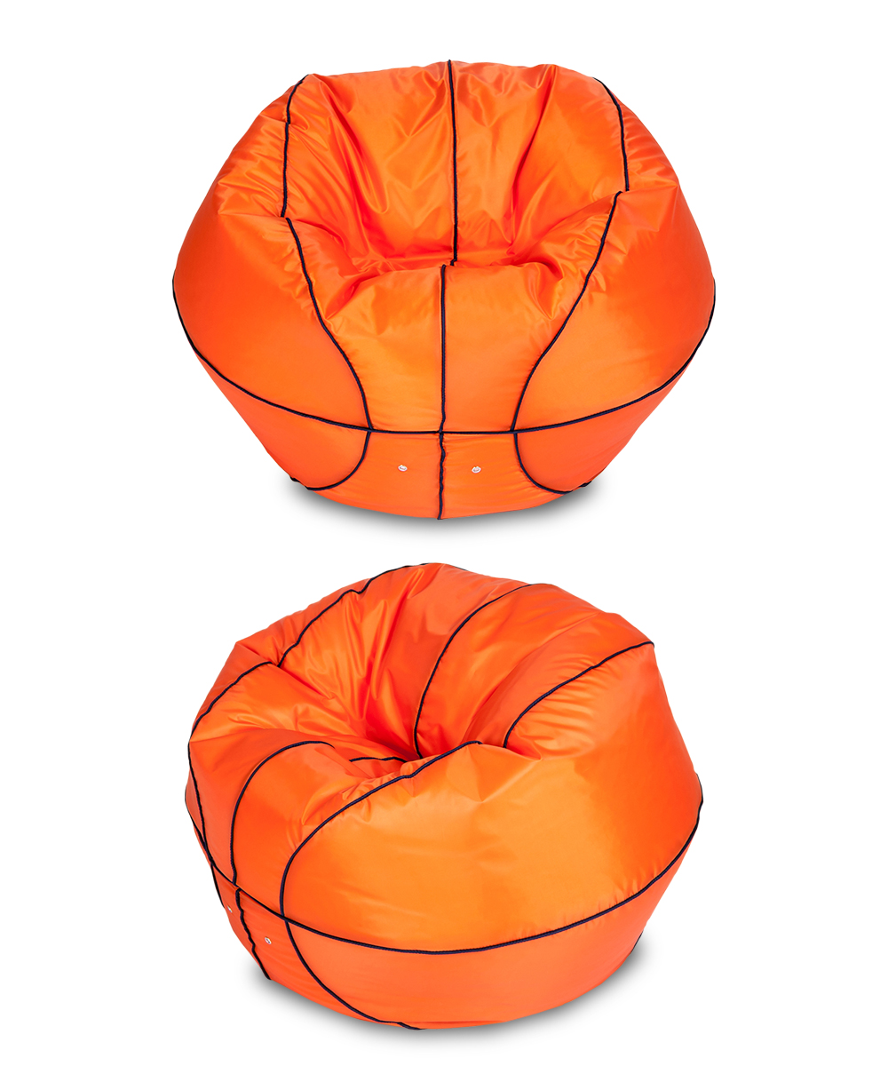 Кресло мешок Мяч Футбольный, Оранжевый
