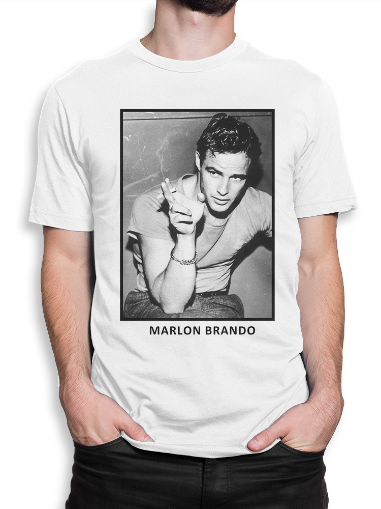Футболка мужская DreamShirts Studio Марлон Брандо 160-marlonbrando-2 белая XL