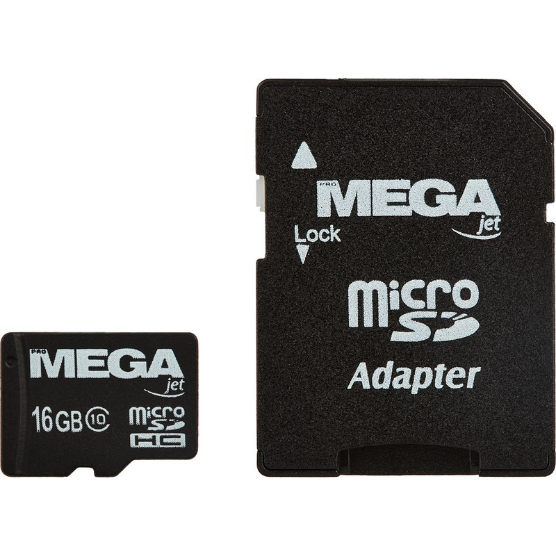 Карта памяти ProMEGA Micro SDHC 16Гб DTTF016GUIC10 (735618-K)