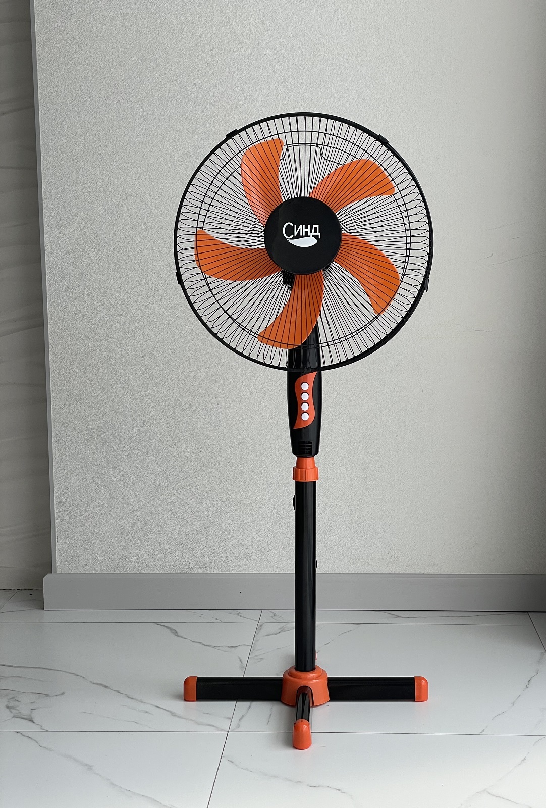 Вентилятор напольный; настенный; настольный Синд FS40-1640 оранжевый