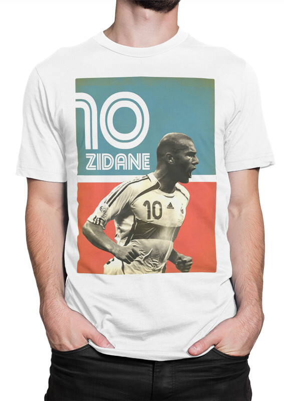 Футболка мужская DreamShirts Studio Футболист Зинедин Зидан 365-zidane-2 белая 3XL