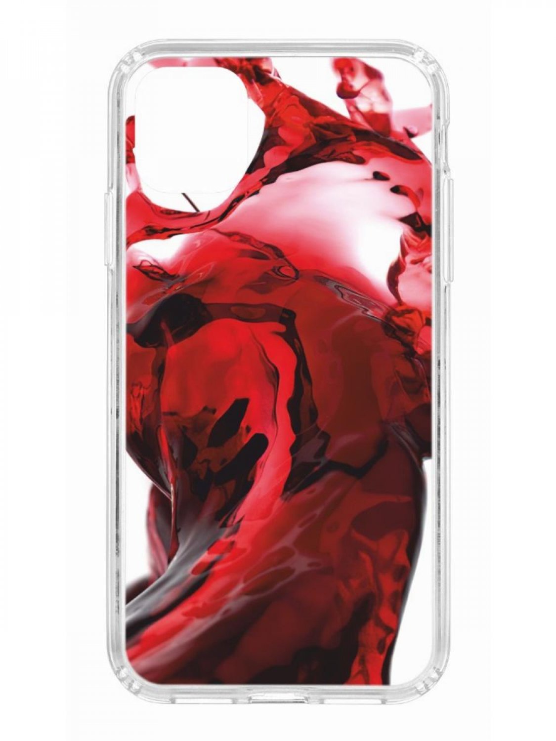 Противоударный чехол для Apple iPhone 11 КRUЧЕ Print Вино прозрачный с рисунком
