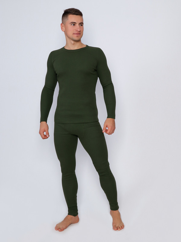 Комплект домашний мужской Fashion Margo КМ001 зеленый 54 RU