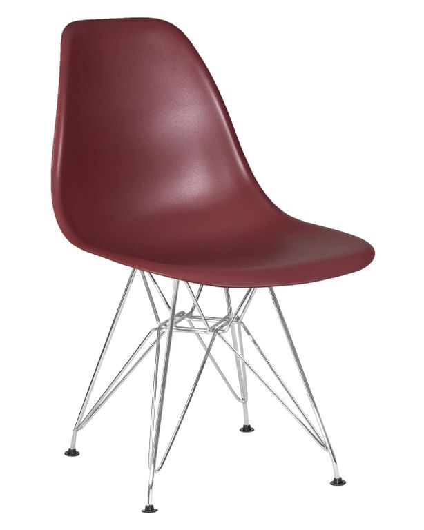 Стул Империя стульев DSR Chrome, хром/бордовый