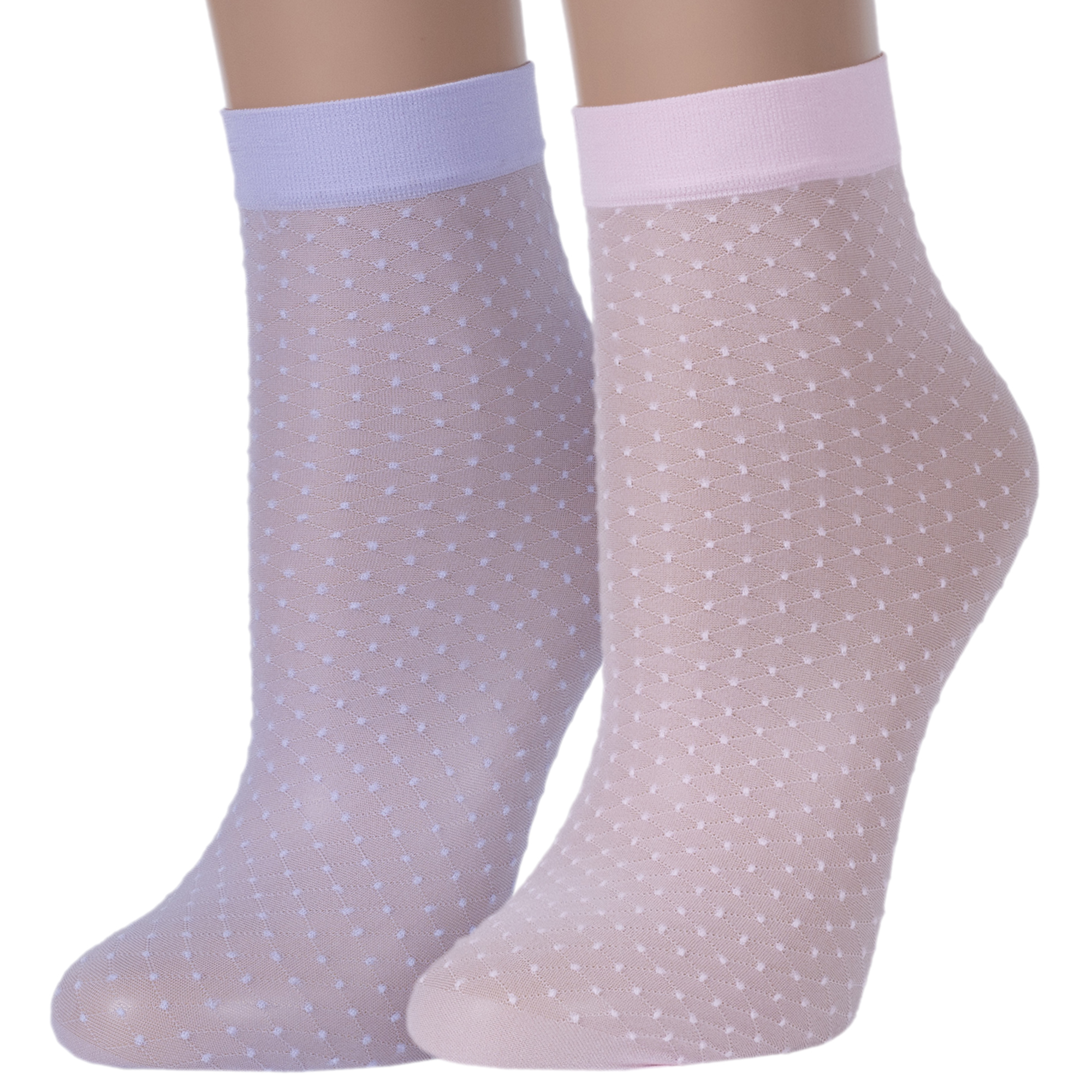 Комплект носков женских Conte 2-16С-127СП розовых; фиолетовых 23-25