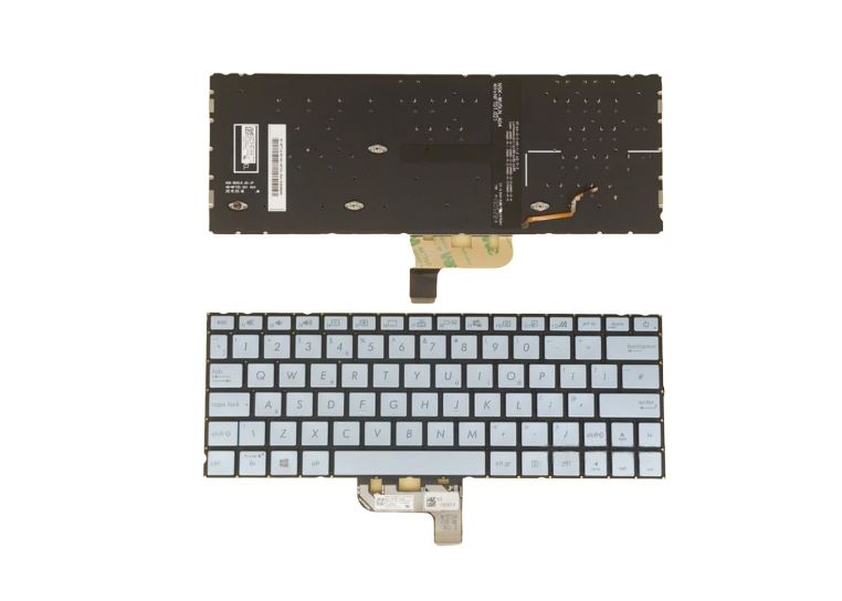 Клавиатура для ноутбука Asus Zenbook UX334FAC черная с подсветкой